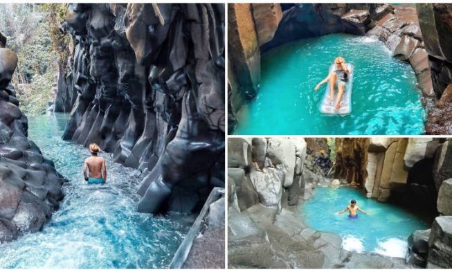Curug dengan Kolam Alami & Panorama Tebing Batu yang Unik & Indah ...